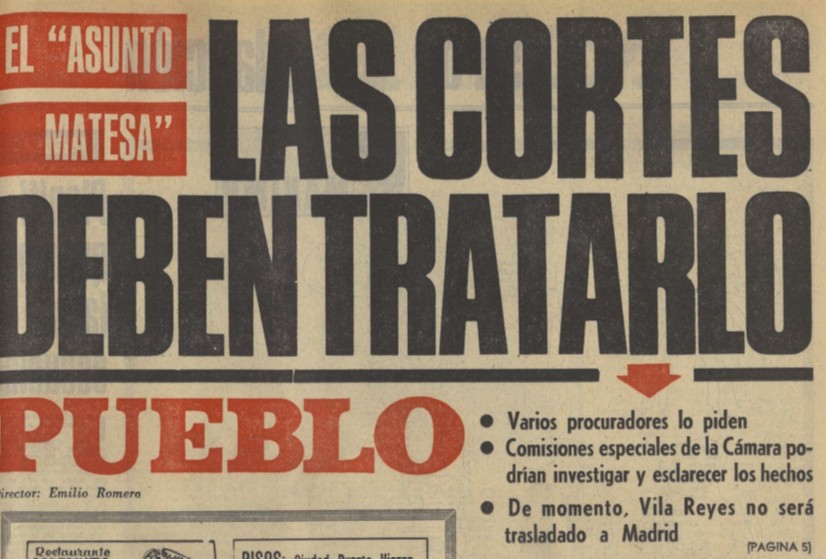 3. El caso MATESA – LA DISCREPANCIA